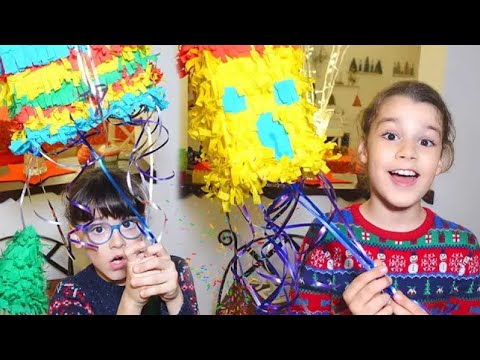 ZIUA lui NICOLAS în România 🎅 Spargem piñata 🎊 cu peripeții! - YouTube