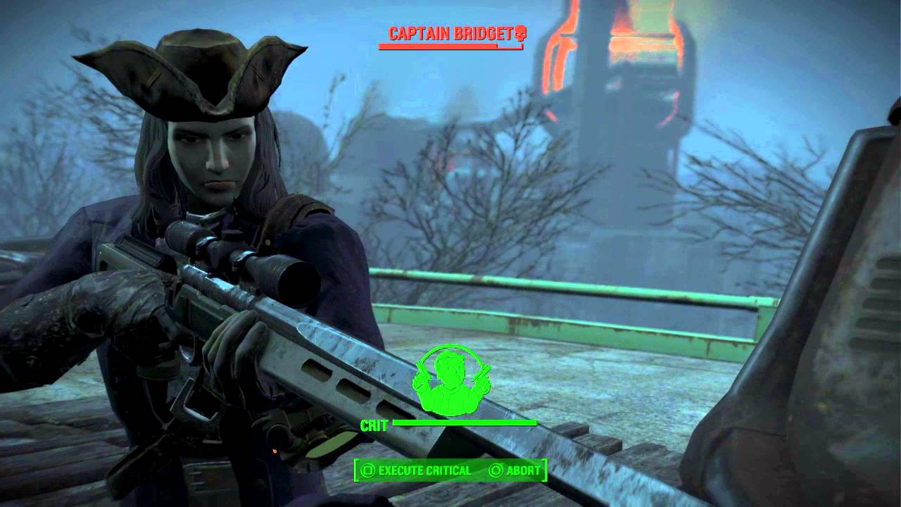 Fallout 4 Captain Bridget flipped - YouTube