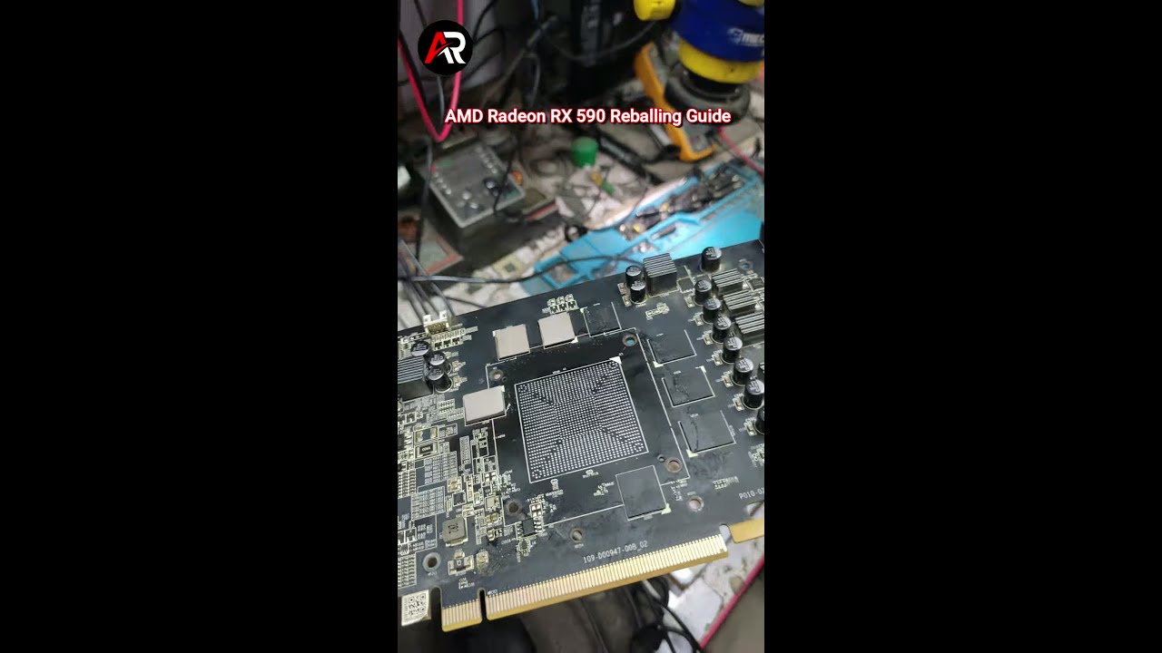 AMD Radeon RX 580 Reballing Guide/ How to Reball a GPU/ Graphics Card ...