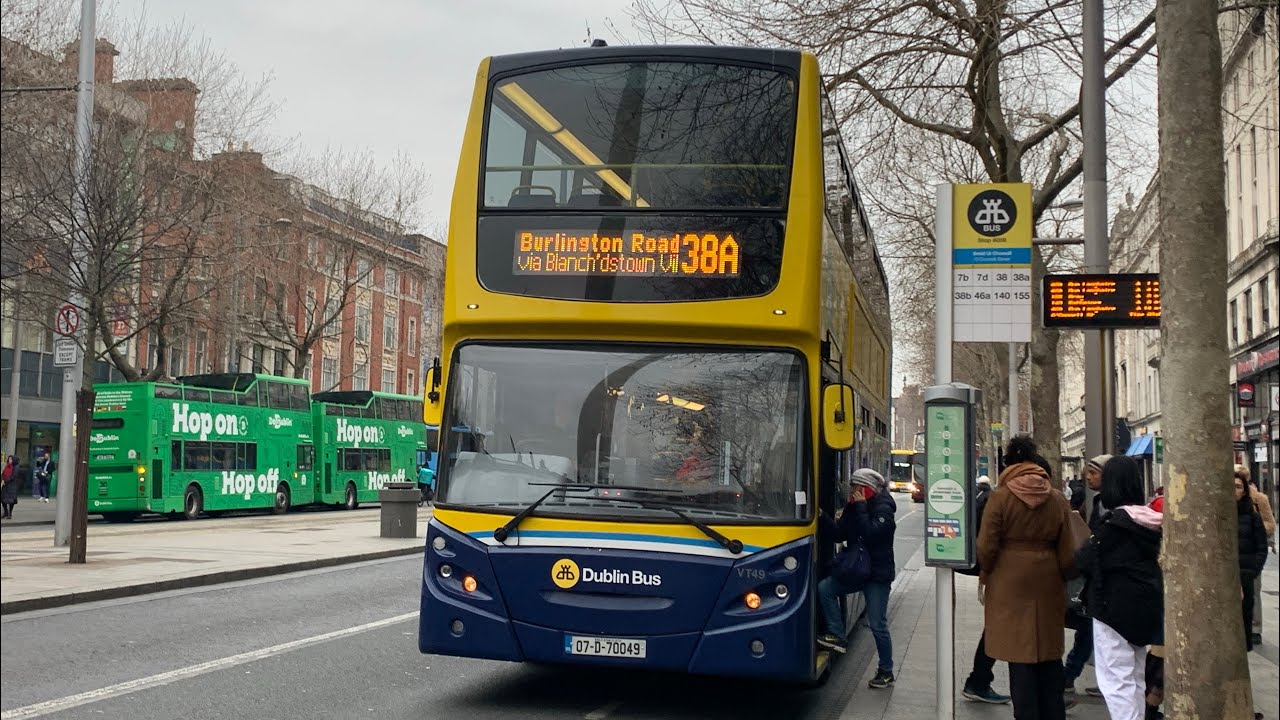 Dublin Bus | Enviro500 B9TL VT49 - Route 38A - YouTube