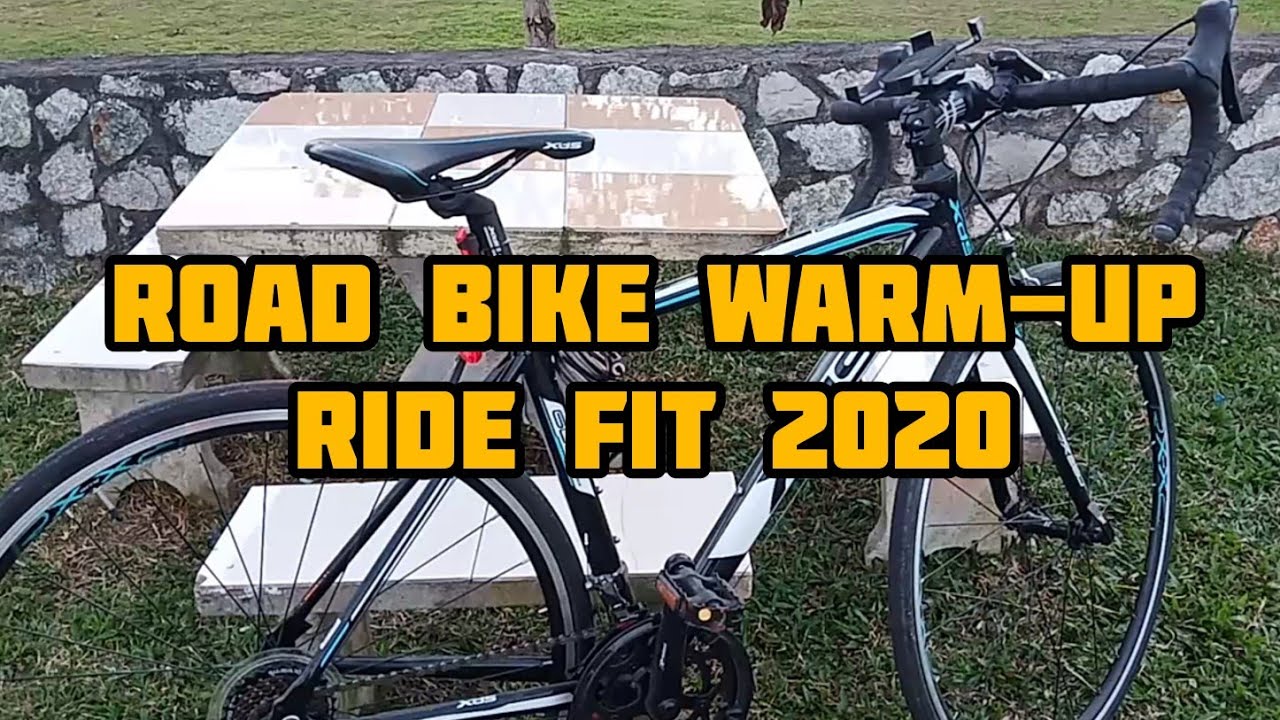 Workout day 2 | Road bike warm-up ride | Fit 2020 - YouTube