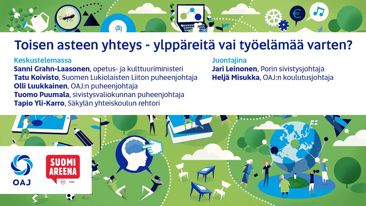 OAJ Suomi Areenassa: Keskustelusta konkreetiaa koulutuksen ...