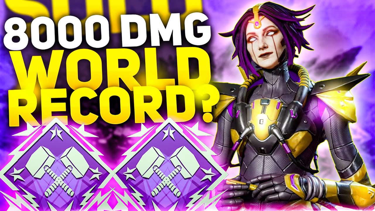 8100+ DAMAGE 24 KILLS SOLO | CONSOLE WORLD RECORD? | Apex Legends - YouTube
