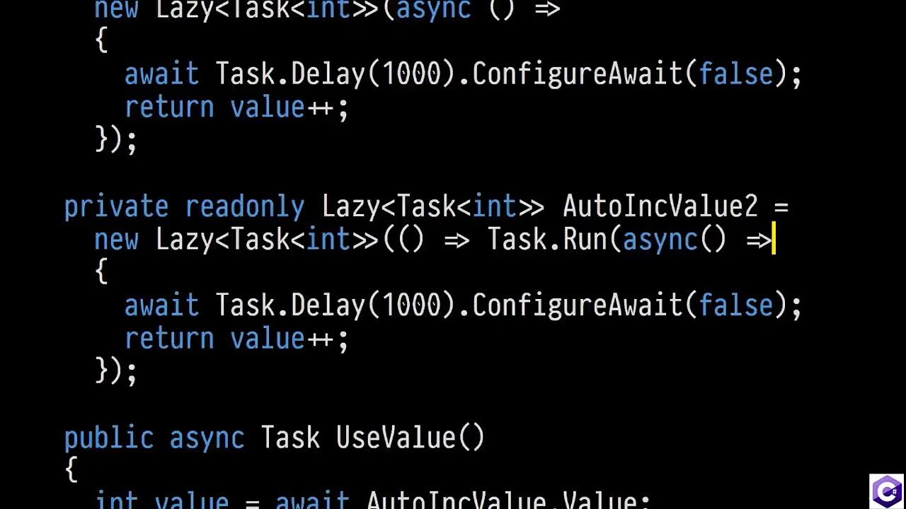 What is Asynchronous Lazy Initialization - We all love LazyT C# #39 - YouTube