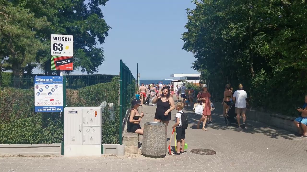 GDAŃSK JELITKOWO - PLAŻA 20.07.2022 - YouTube