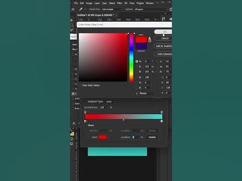 How to Create Gradient In Photoshop | By Design Skills | #photoshop ...