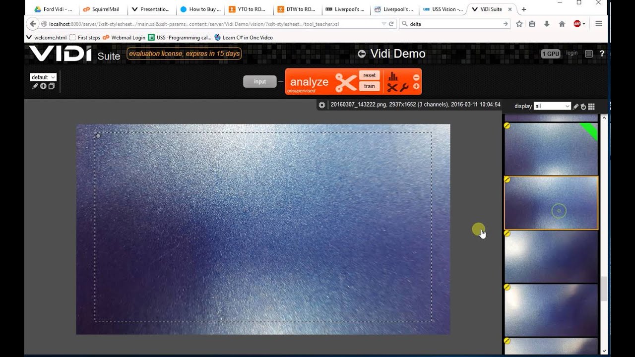 USS Vision Surface Inspection Demonstration - YouTube