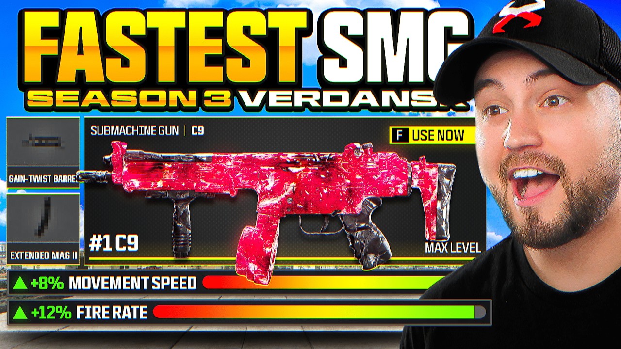This SMG META has FASTEST TTK in WARZONE BO6 SEASON 3! (Best C9 Loadout ...