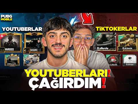TİKTOKÇULAR MEYDAN OKUDU YOUTUBERLERİ ÇAĞIRDIM ! | PUBG MOBİLE