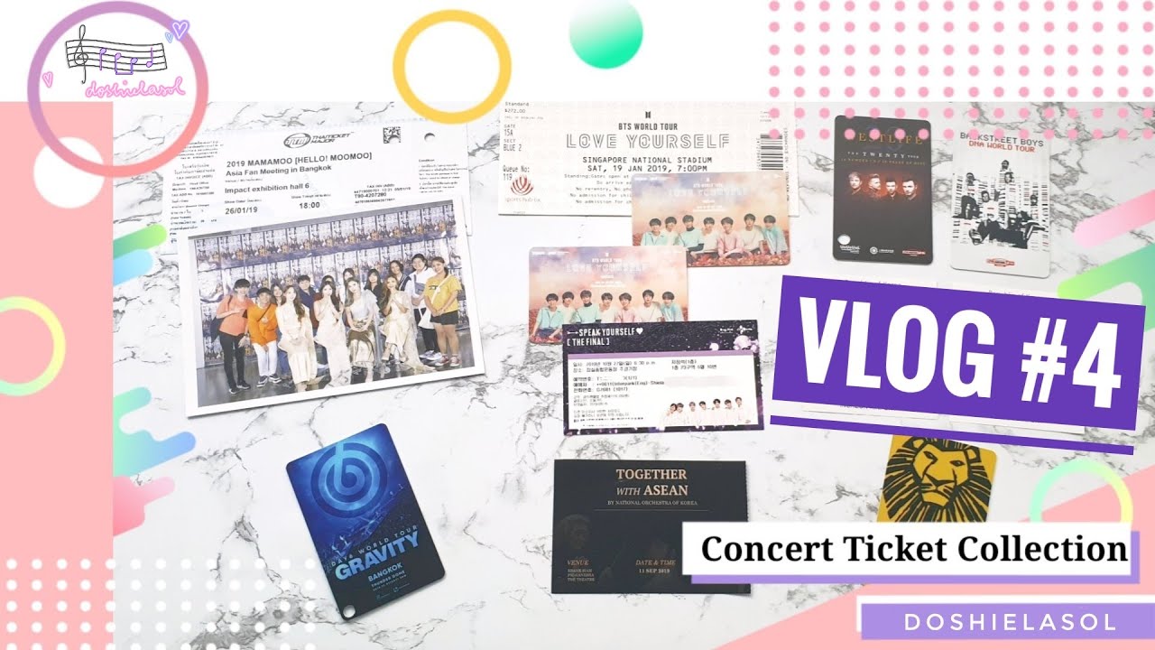 🇹🇭🇵🇭🇸🇬🇰🇷 Concert Ticket Collection : BTS, DAY6, KPOP & more, + stories ...