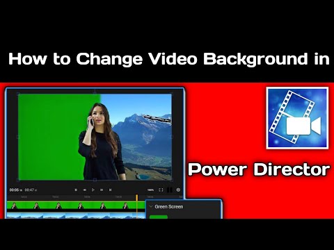 How to Change Video Background in Power Director 2021 | How To Change ...