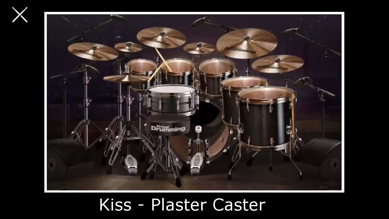 Kiss - Plaster Caster (Virtual Drumming Cover) - YouTube