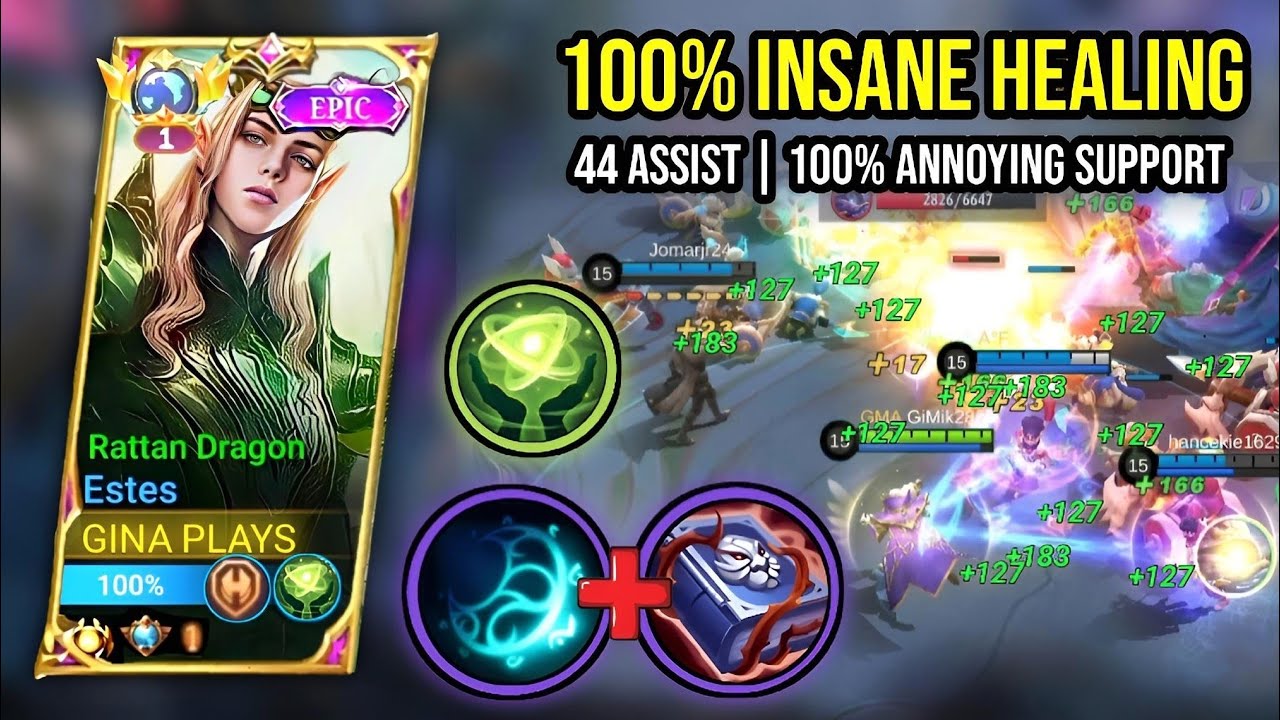 ESTES BUILD 2023 | Build Top 1 Global Estes Gameplay | GinaPlays - YouTube