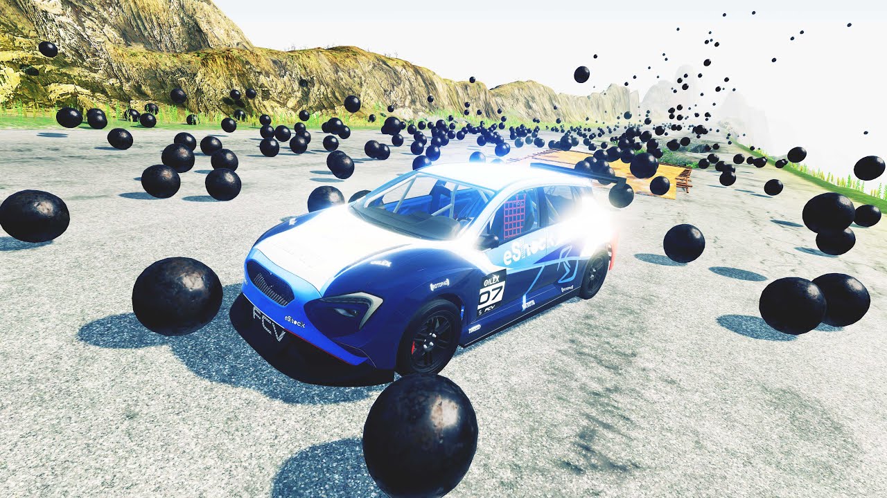 Cars vs Bowling Balls Tsunami #4 The Ultimate Challenge! - BeamNG Drive ...