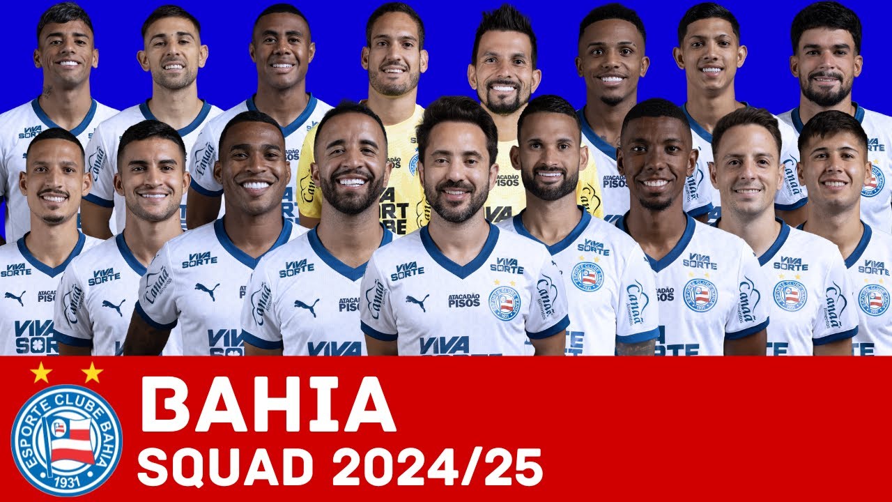 BAHIA Squad For Season 2025 | Esporte Clube Bahia | Brasileirão 2025 | FootWorld - YouTube