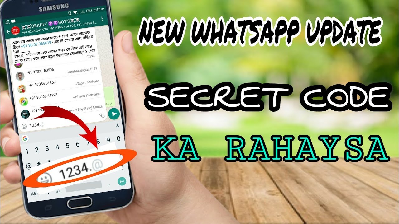 WhatsApp Secret Code You Should Try Android Hindi YouTube whatsapp-secret-code-you-should-try-android-hindi-youtube