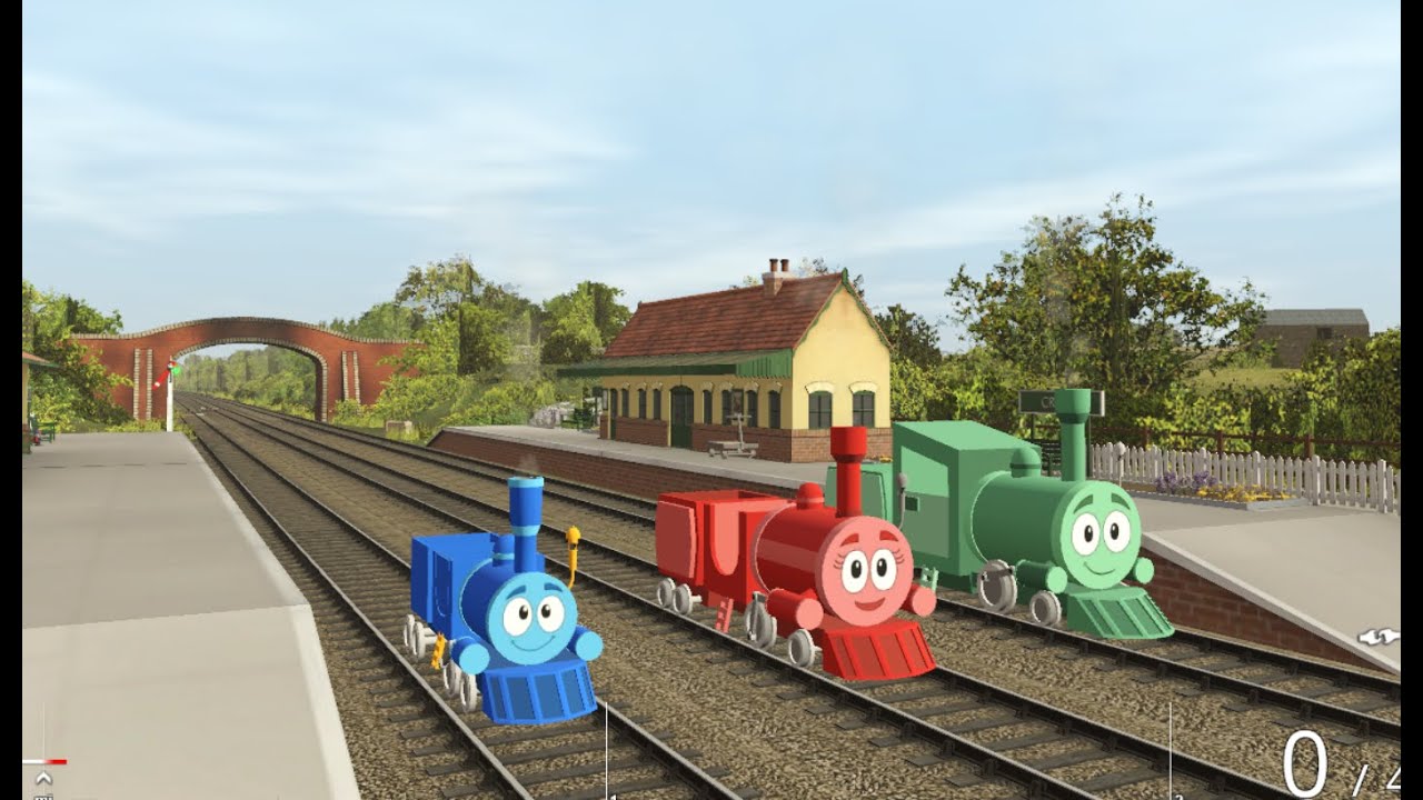 Azul , Roja & Huey ~ Cho-Cho Trainz Dora The Explorer Remake - YouTube