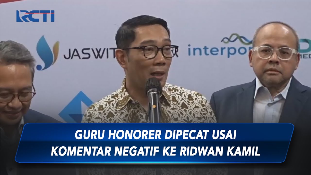 Ridwan Kamil Angkat Bicara Usai Guru Honorer Dipecat Akibat Komentar