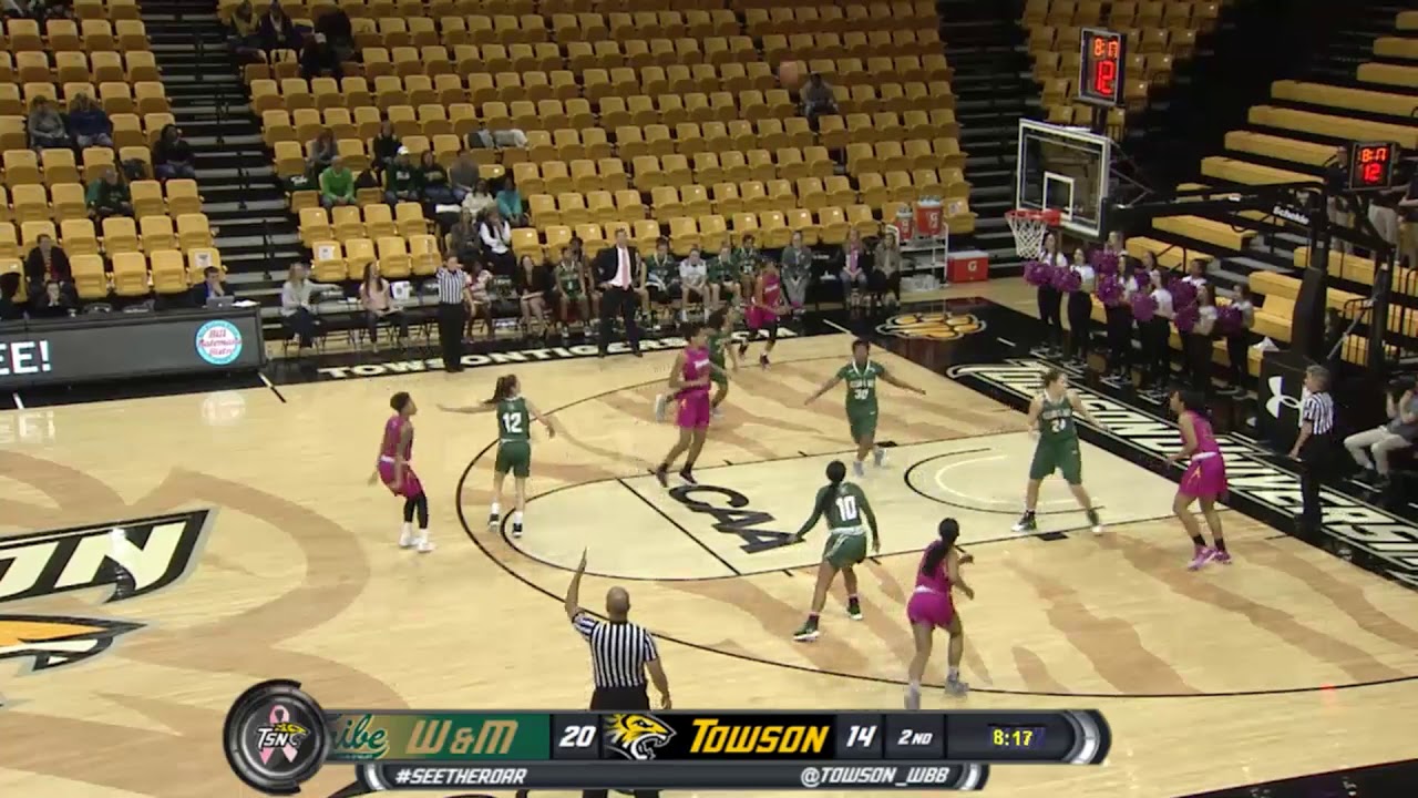 Womens Basketball Game Highlights At Towson Youtube