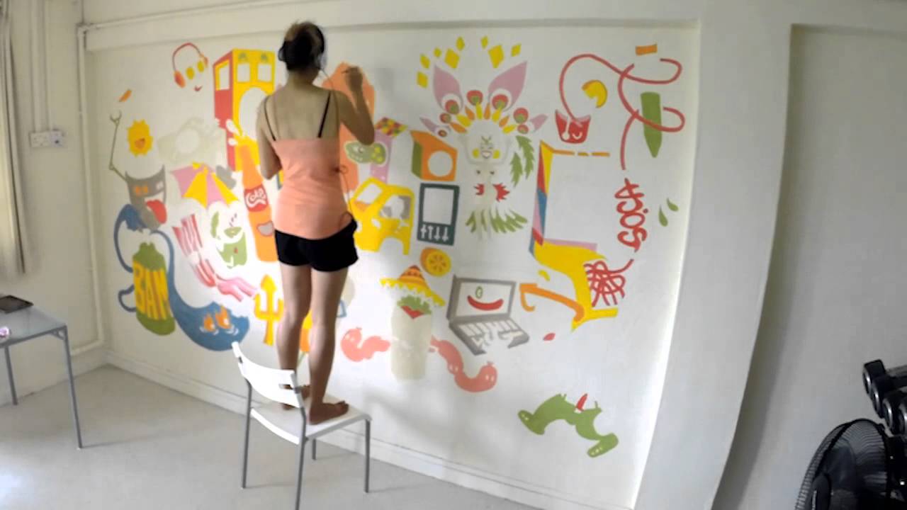Soca Art Wall Mural - YouTube