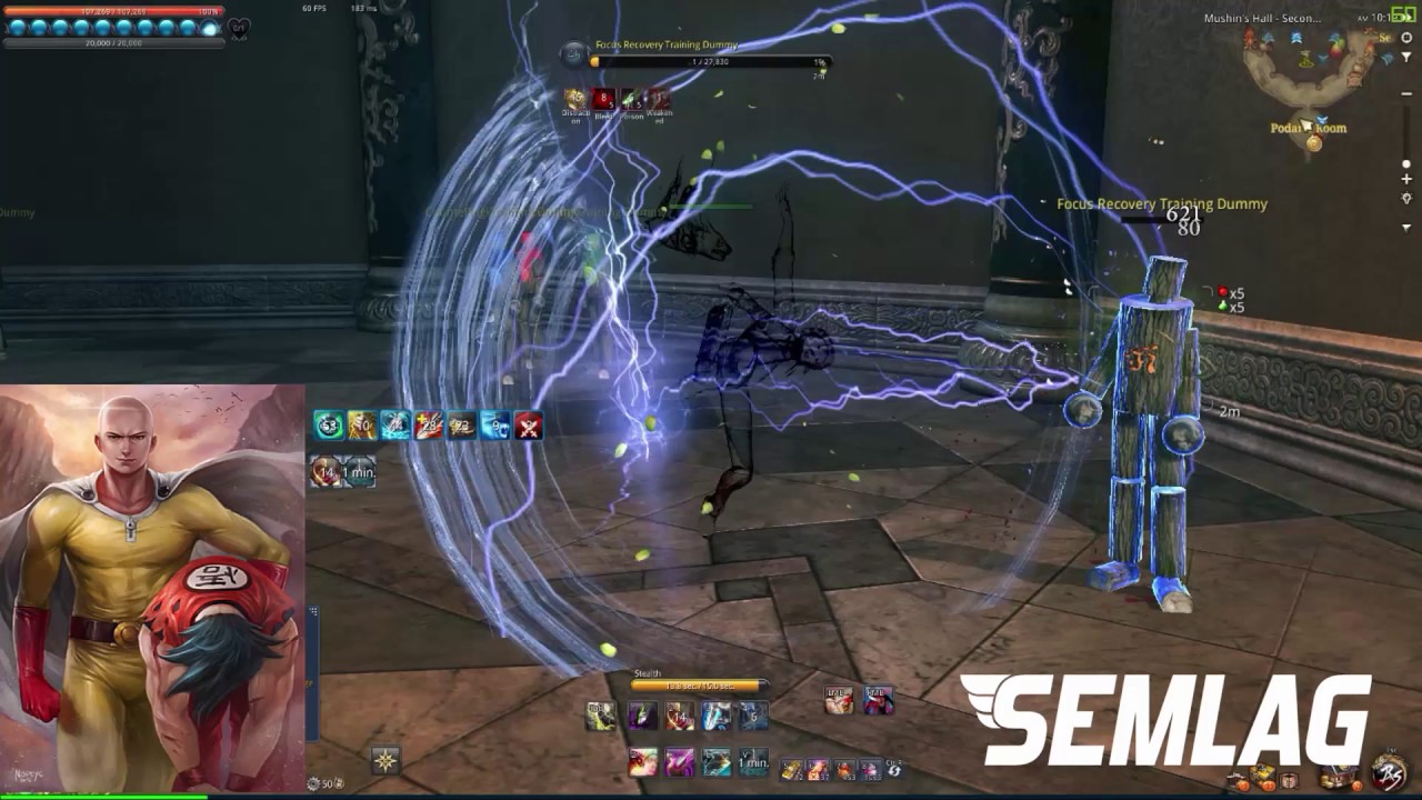 Blade and Soul Assassin rotation pve build lightning ping high - YouTube