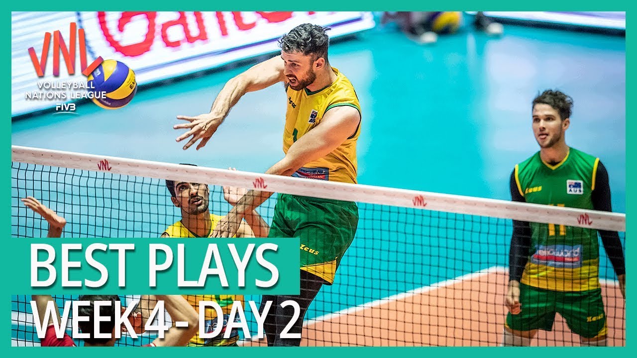 Best Volleyball Plays | Week4 - Day2 | Men's VNL 2019 - YouTube