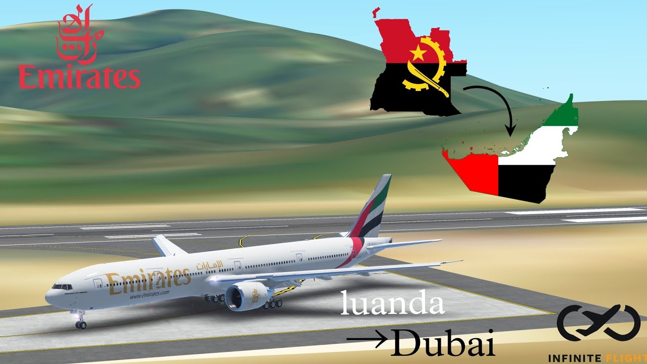 Emirates Boeing 777-300er | Luanda (LAD) - Dubai (DXB) | Infinite ...