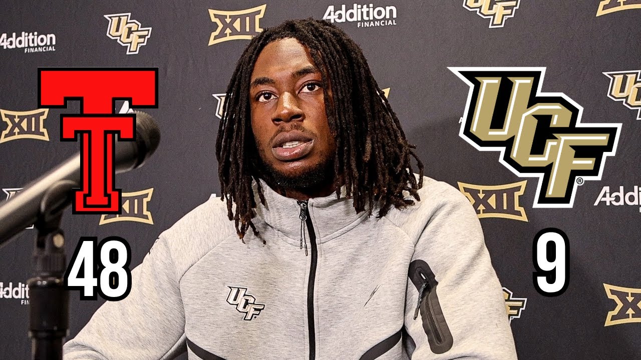 Texas Tech 48, UCF 9 - LB Keli Lawson Press Conference ⚔️🏈 - YouTube