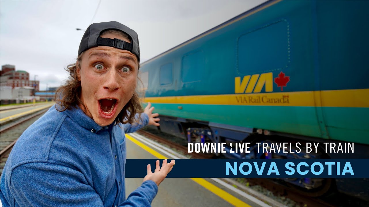 Taking the TRAIN across CANADA - Nova Scotia [Ep. 2] - YouTube