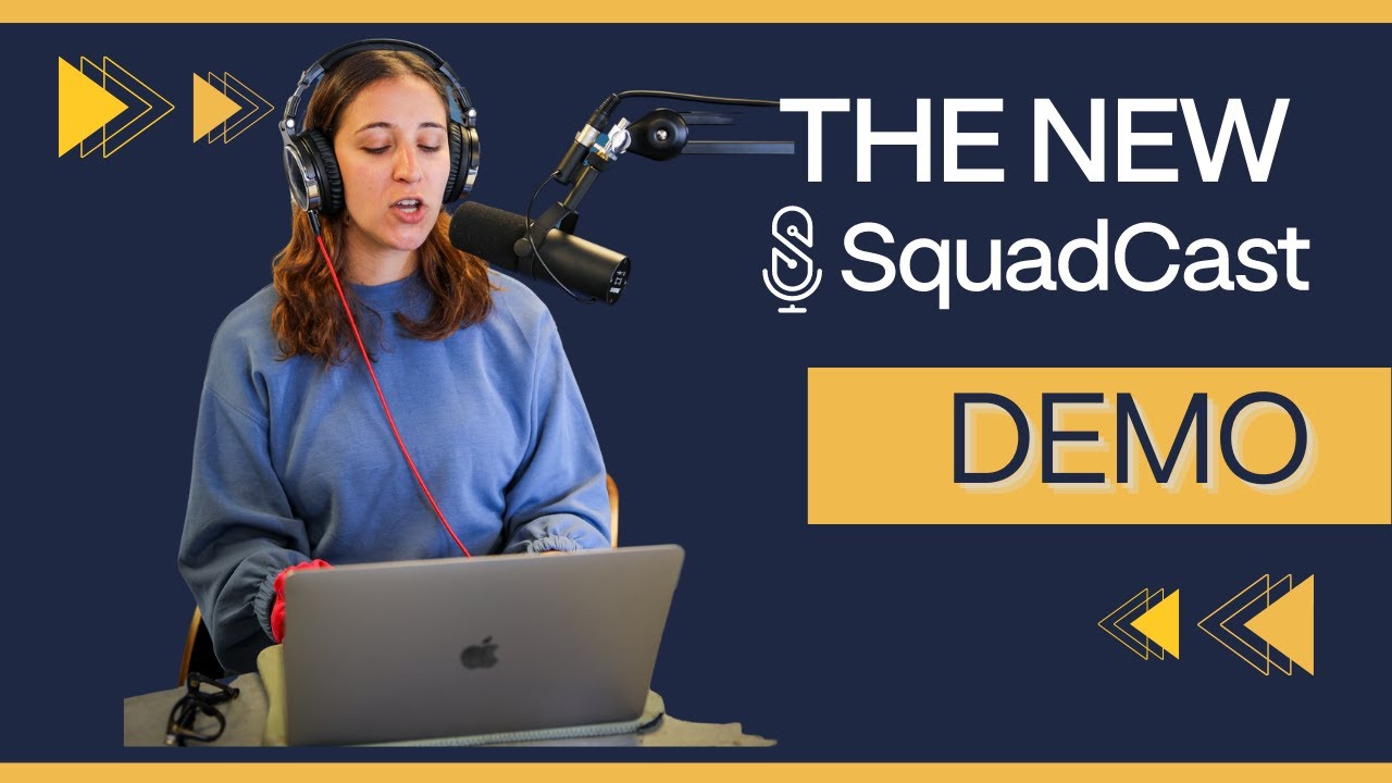 The New SquadCast Studio & Backstage - Remote Recording Demo - YouTube