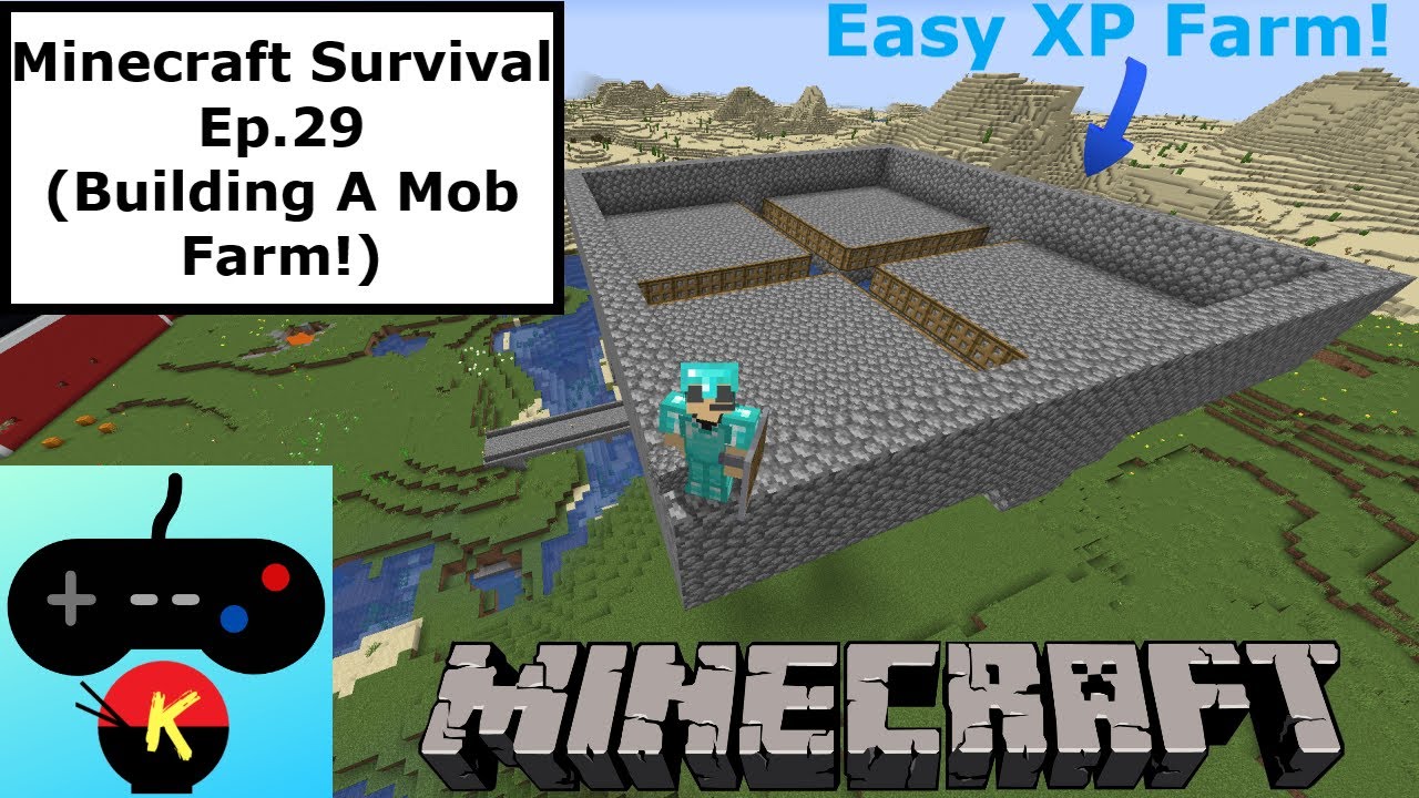 Minecraft Survival Lets Play Ep.29 | Survival Series (Building A Mob ...