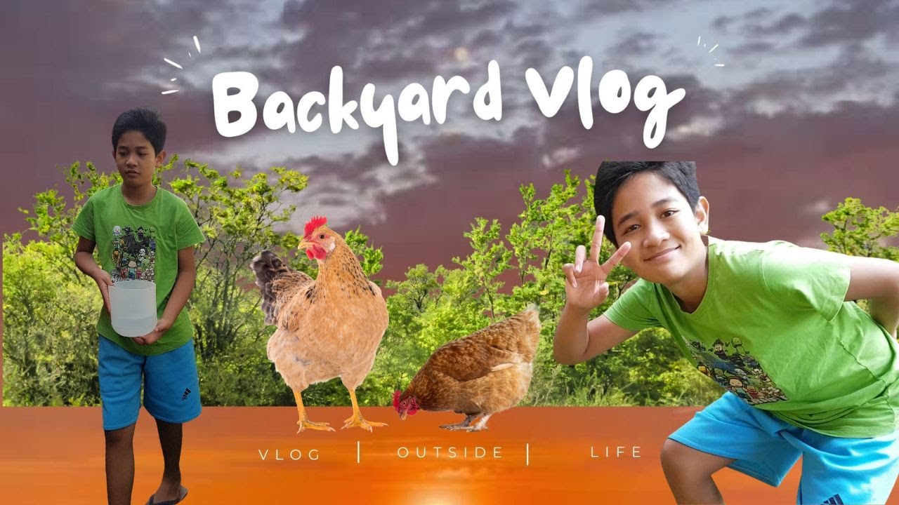 CHRISTIAN GABRIEL WAGAN || BACKYARD VLOG - YouTube