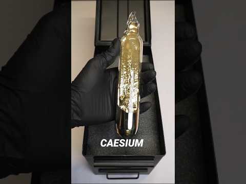 Caesium Metal #science #sciencefacts #factscience #facts - Go IT