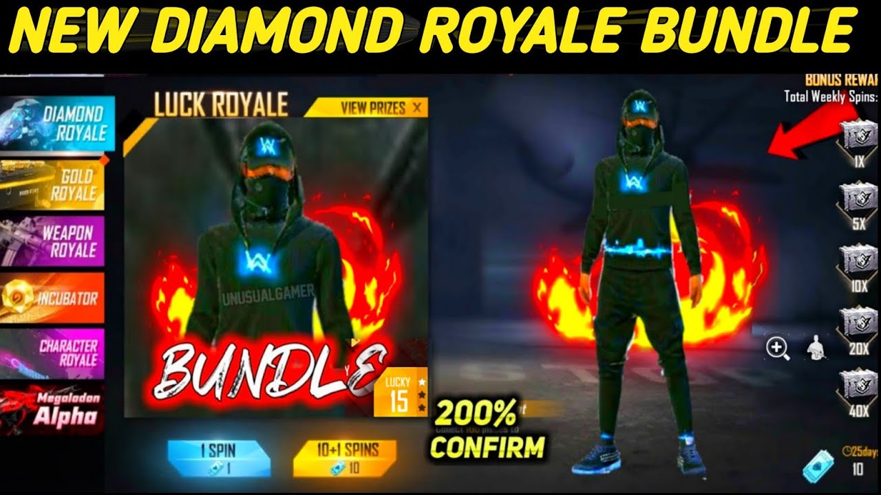 Next Diamond Royale Bundle Free Fire | ff new event | Upcoming Diamond ...