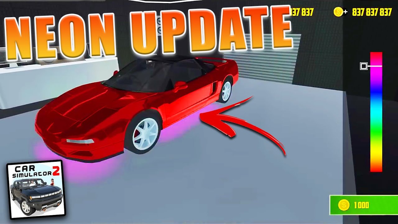 New Update - Neons in Car Simulator 2 - YouTube