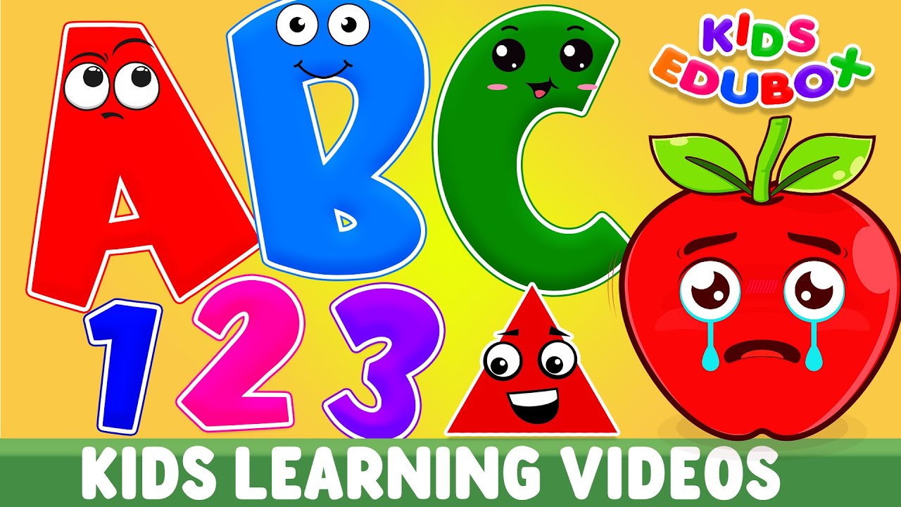 ABC & 123 Learning Videos For Preschool | ABC And One Two Three | ABC ...