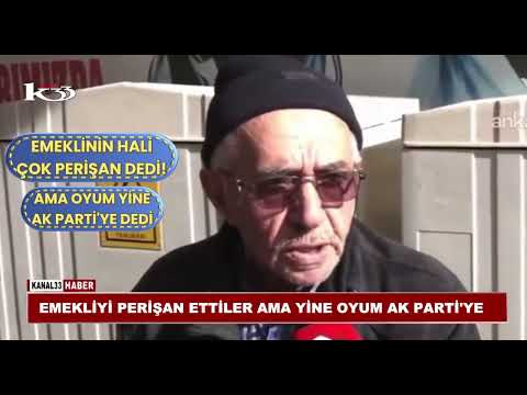 HÜKÜMETİ ELEŞTİRDİ, OYUM YİNE DE AK PARTİ'YE DEDİ @Kanal33mersin