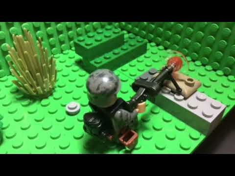 Lego WW2 Mg34 test - YouTube