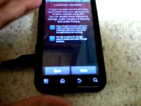 Intro To Android: Setting up Motoblur - YouTube
