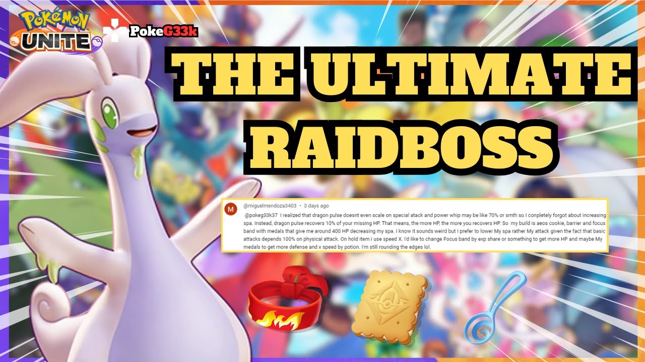 MAX HP DRAGON PULSE GOODRA Is UNKILLABLE!｜Pokémon Unite - YouTube