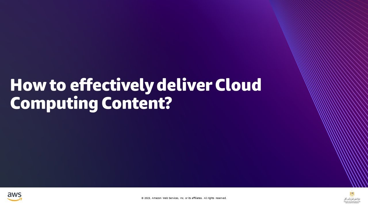 15 - How to effectively deliver Cloud Computing Content - 2 Mar 2024 ...