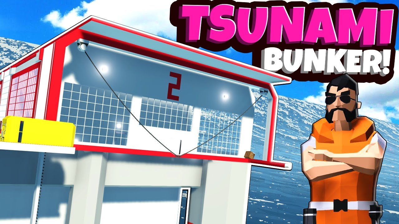 Surviving A Tsunami in a Secret Bunker in Stormworks Multiplayer! - YouTube