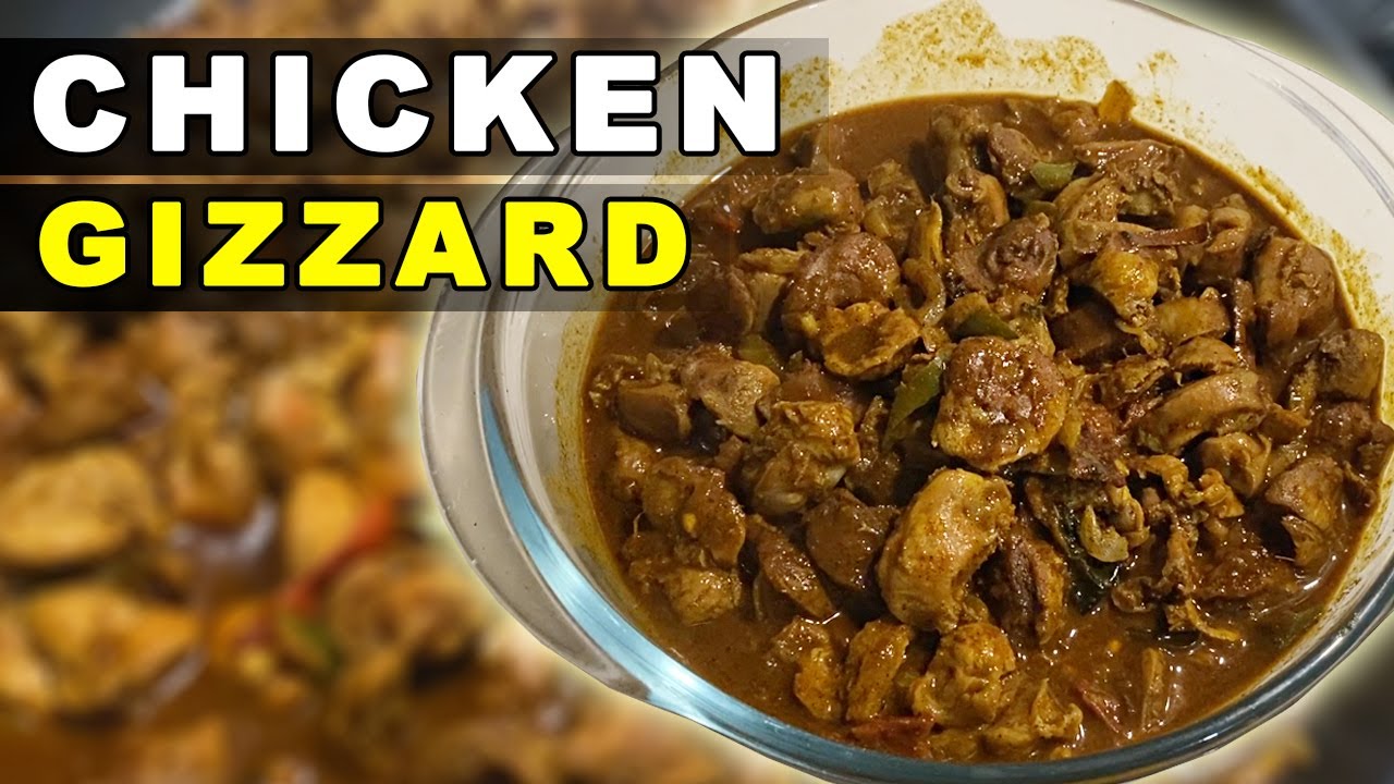 Chicken Gizzard Recipe - Chicken Gizzard Pepper Fry Dry/Chicken Gizzard ...