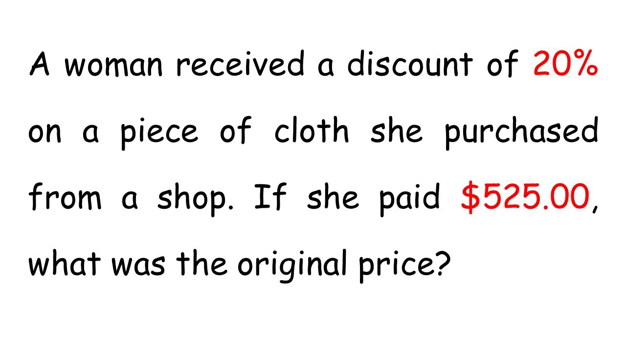 Percentages | Profit and Loss | Likely Examination Questions | Maths ...