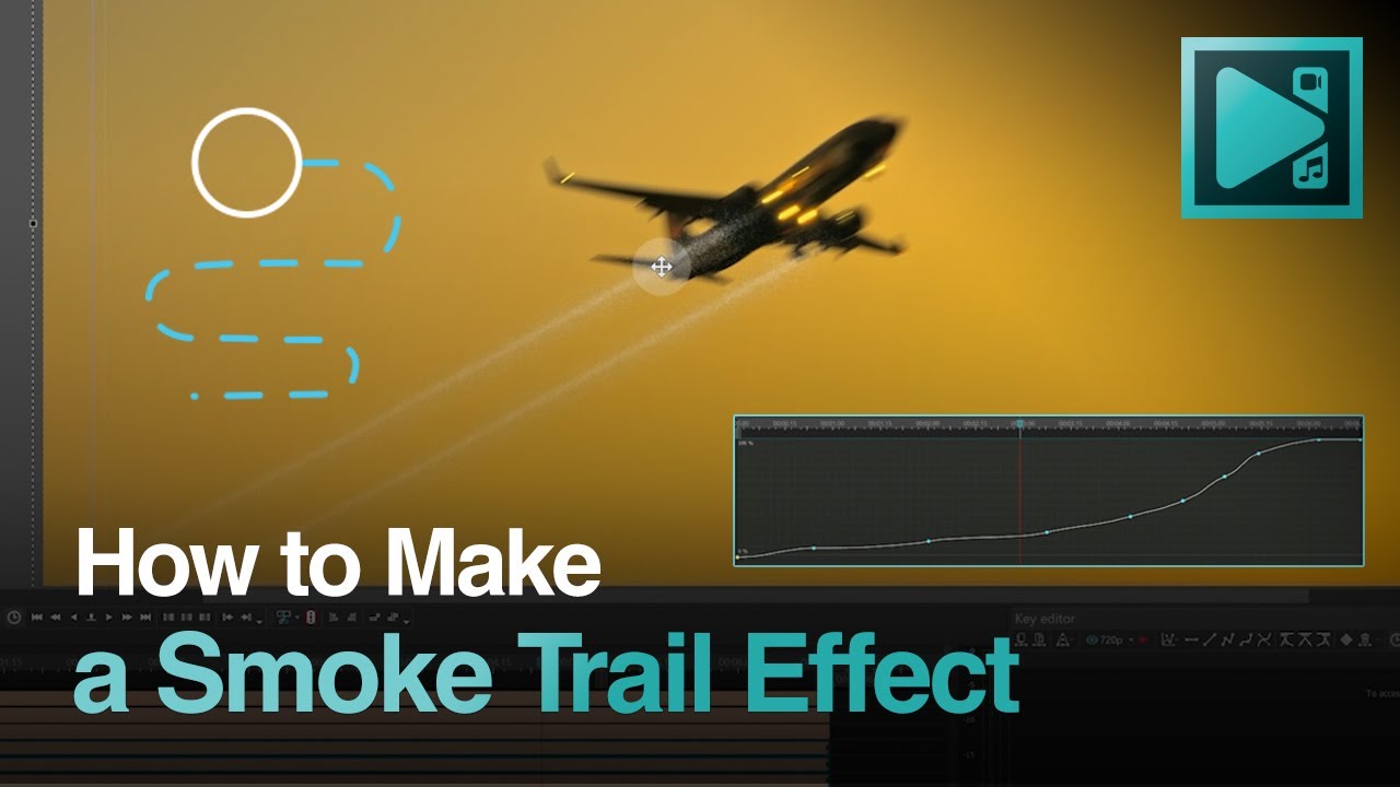 Create a Smoke Trail Effect in VSDC - YouTube