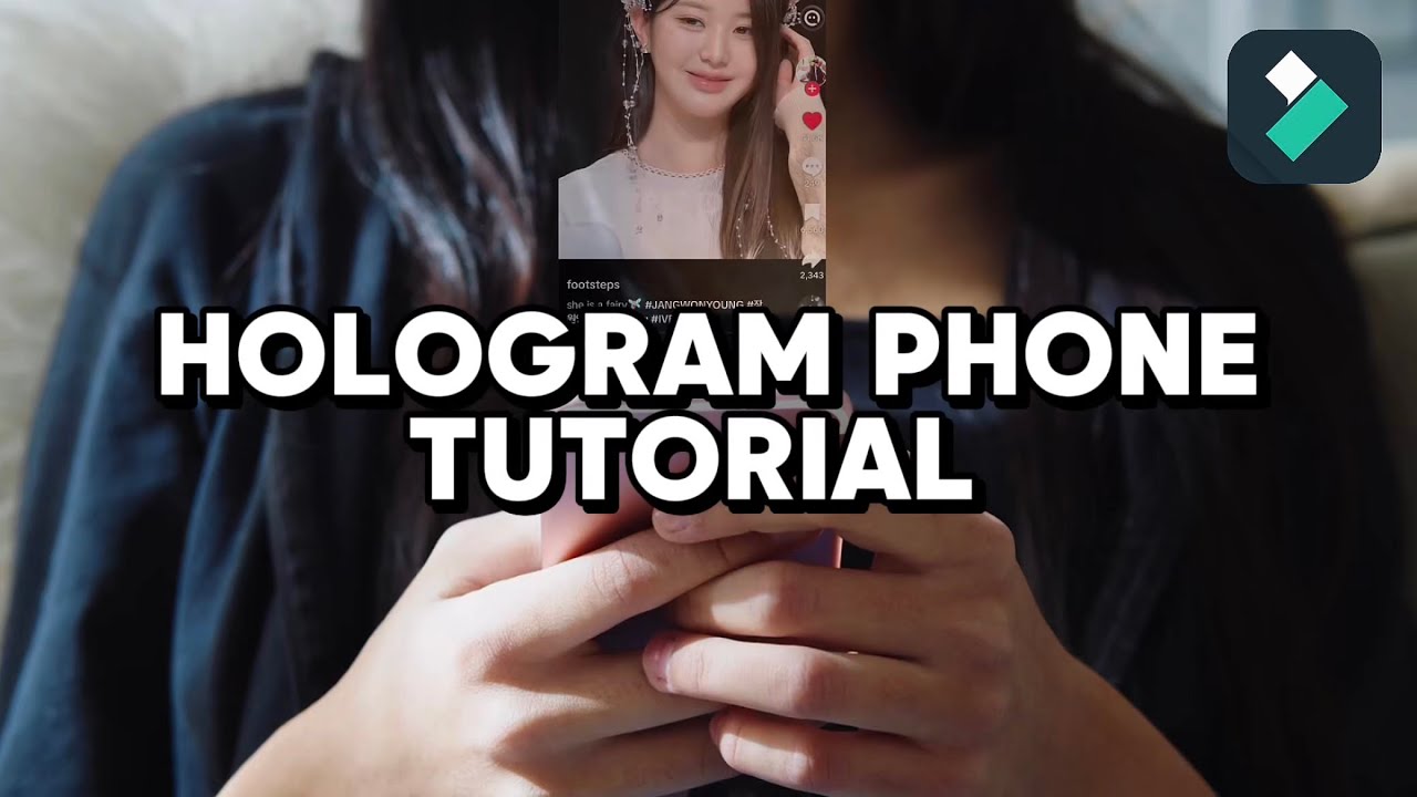 HOLOGRAM PHONE EFFECT TUTORIAL | Filmora Mobile - YouTube