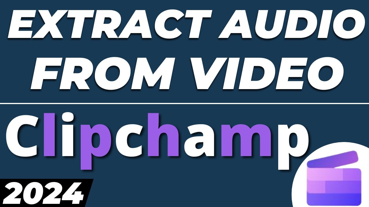 How to Extract and Export Audio from Video in Clipchamp - YouTube