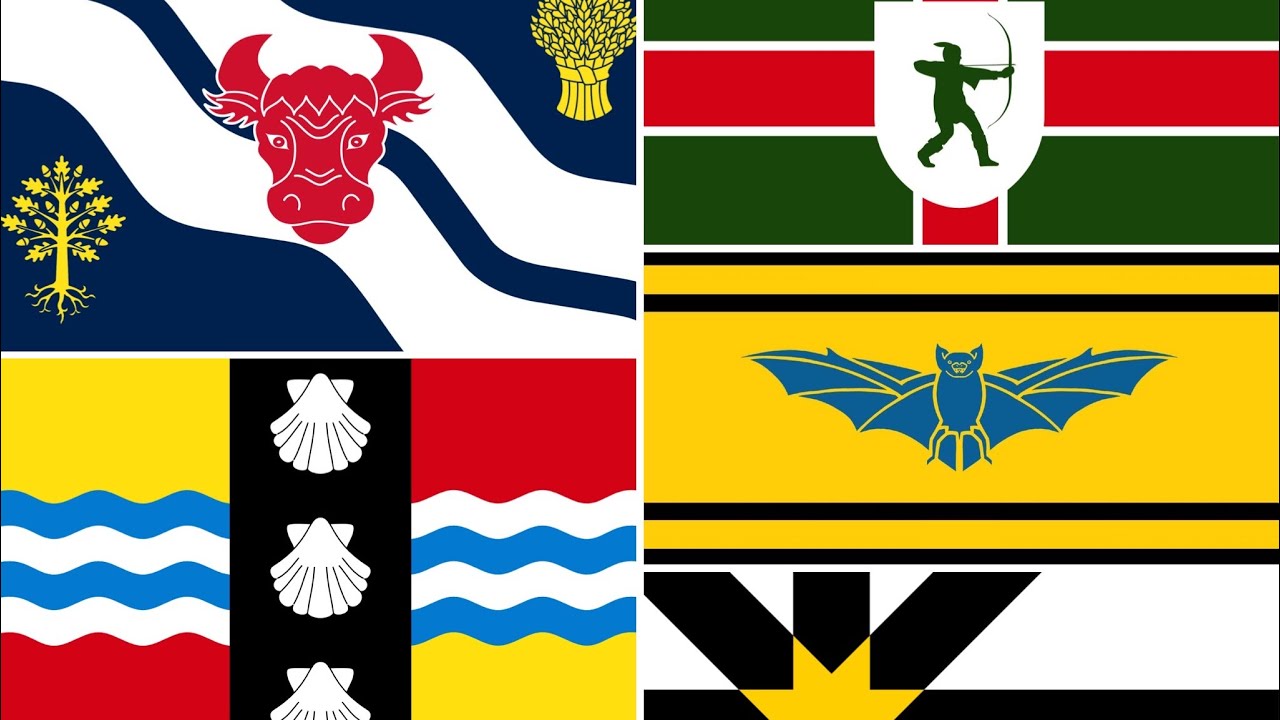 UK County Flags - An animation - YouTube