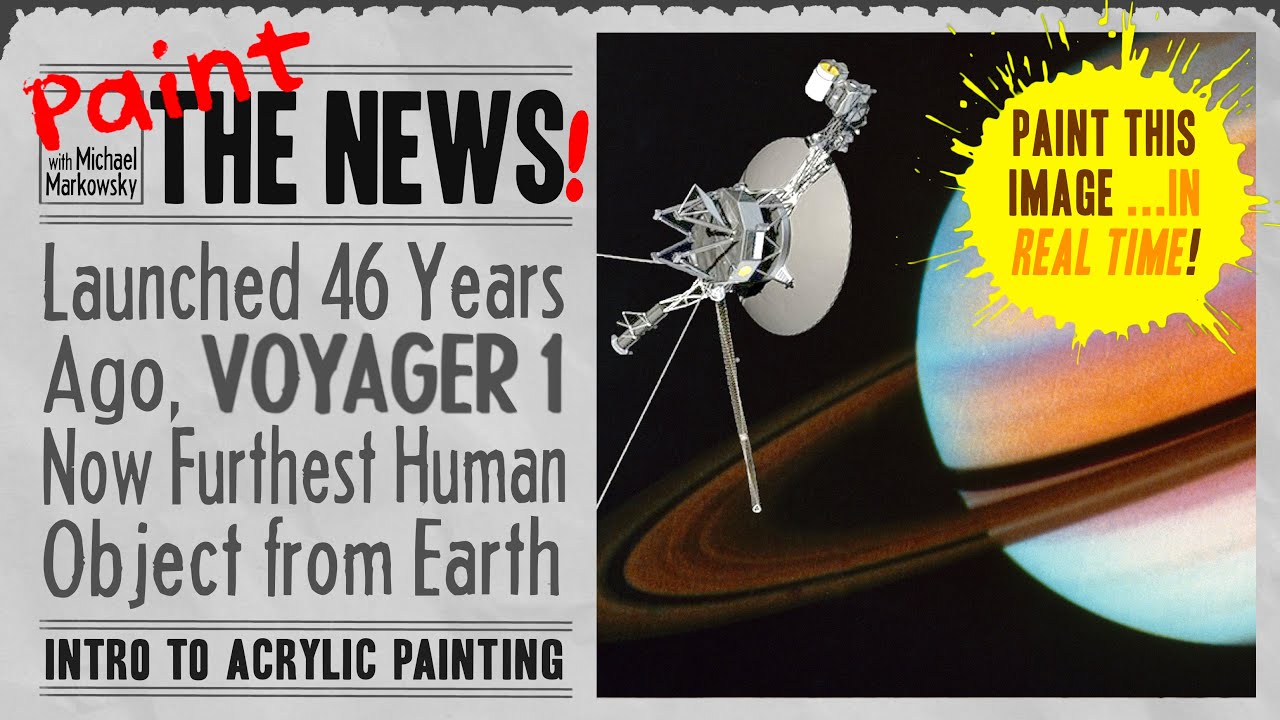 Paint Voyager 1 space probe (launched by NASA Sept 5, 1977) - Paint The ...