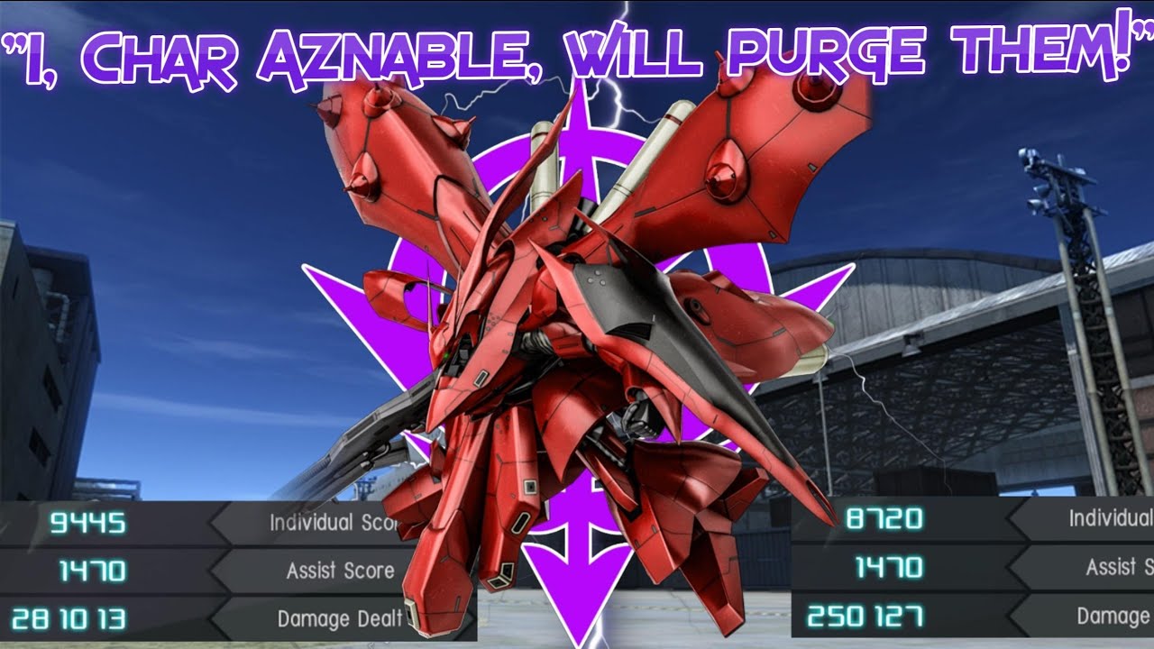 GBO2 Nightingale: "I, Char Aznable, will purge them!" - YouTube